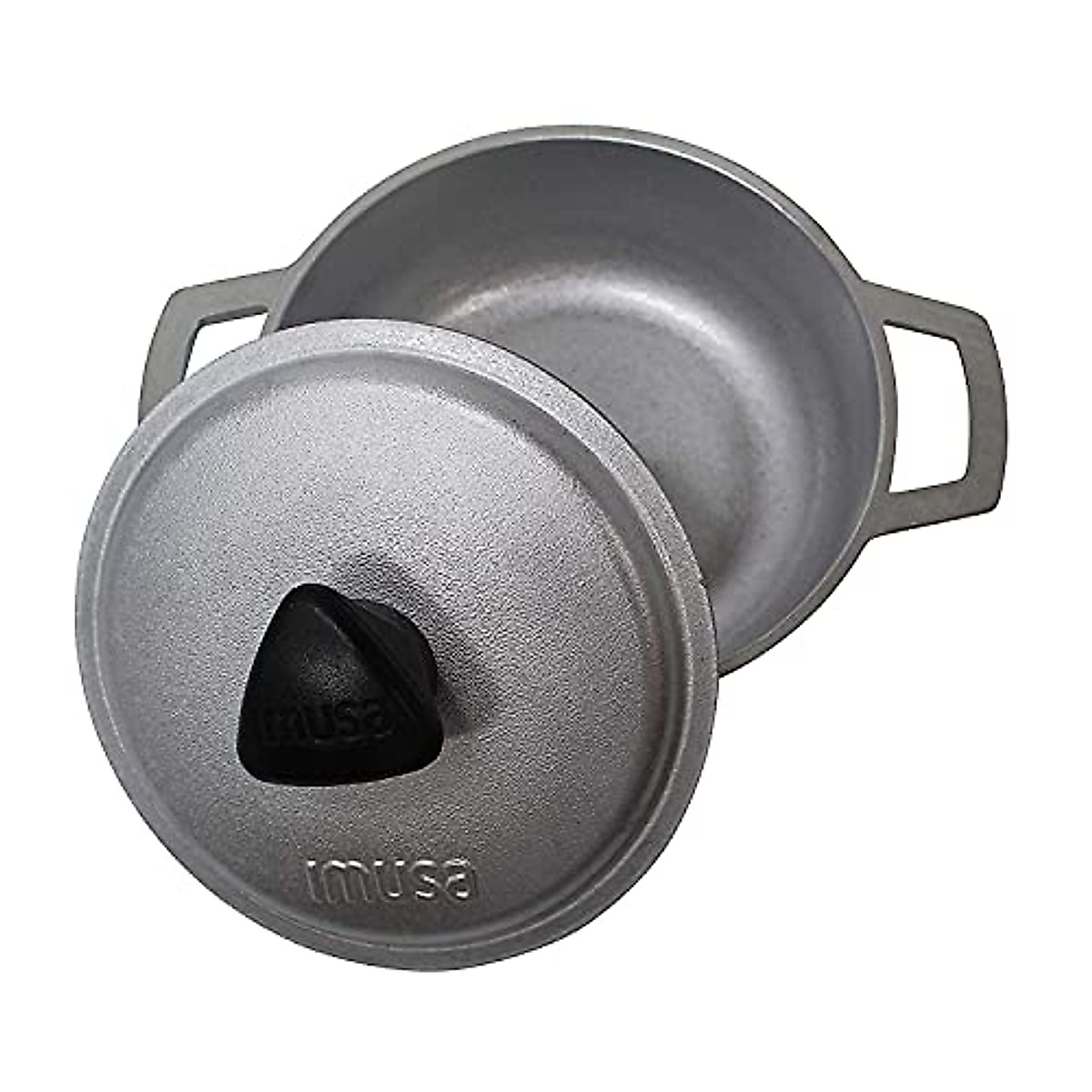 IMUSA USA (12 PACK) 0.7Qt Traditional Colombian Mini Caldero (Dutch Oven) for Cooking and Serving, 0.7 Quart, Silver