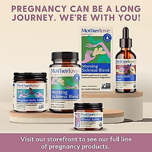 Motherlove Pregnant Belly Salve (4 oz) Herbal Balm to Soothe Itchy Skin & Prevent Stretch Marks—Non-GMO & Organic Herbs