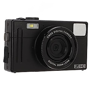 Mirrorless Digital Camera, 8M HD CMOS 1920x1080 24M 16X Digital Single Micro Camera with USB Cable for Outdoor