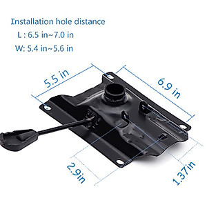 PHARMEE Replacement - Heavy Duty Office Chair Tilt Control 6.9X 5.5Inch,Fixed Sunken Office Chair- for Desk Chair Computer Chair Parts