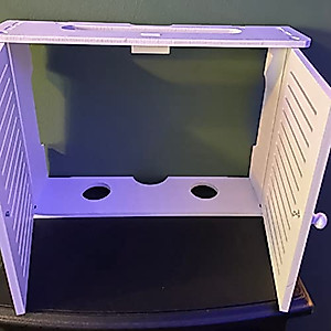 CWDRDX Wireless WiFi Router Storage Boxes Wooden Box Cable Wire Bracket Wall Plug Board Storage Shelf L