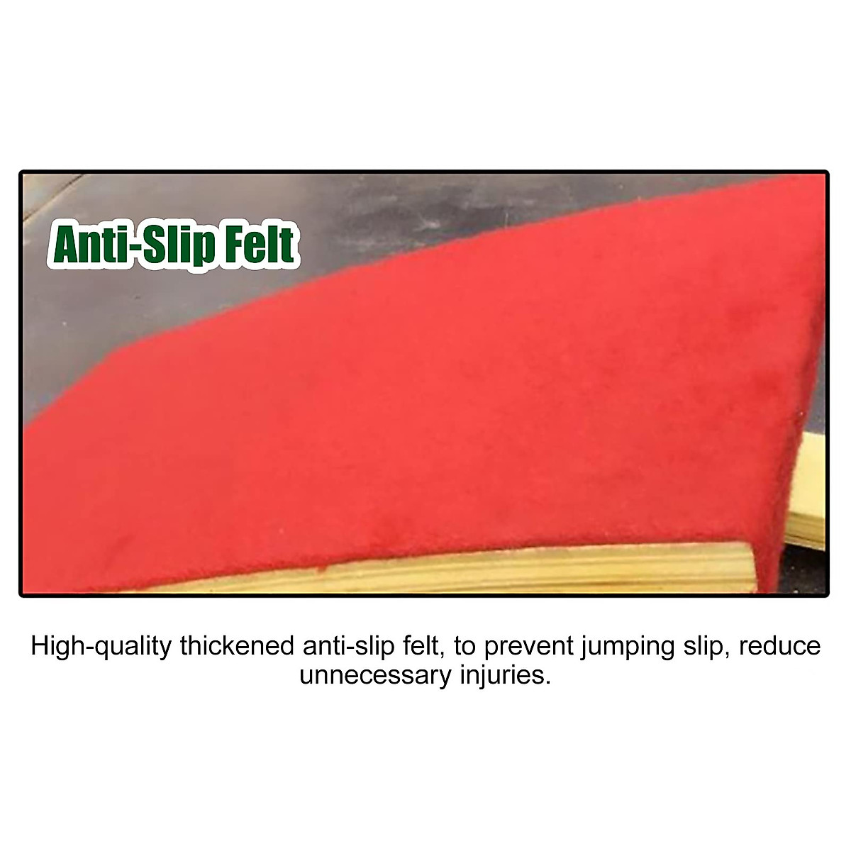 BIBOYA Gymnastics Springboard Vault Gymnastics Springboard for Kids, No Deformation Thickened Sport Equipment for School Training/Home, a Ramp for Kid's Toy Trucks