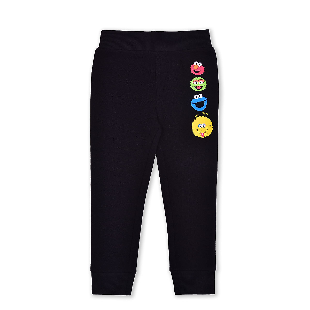 Sesame Street Elmo and Cookie Monster Boys Zip-up Hoodie, T-Shirt and Pants Set for Infant and Toddlers