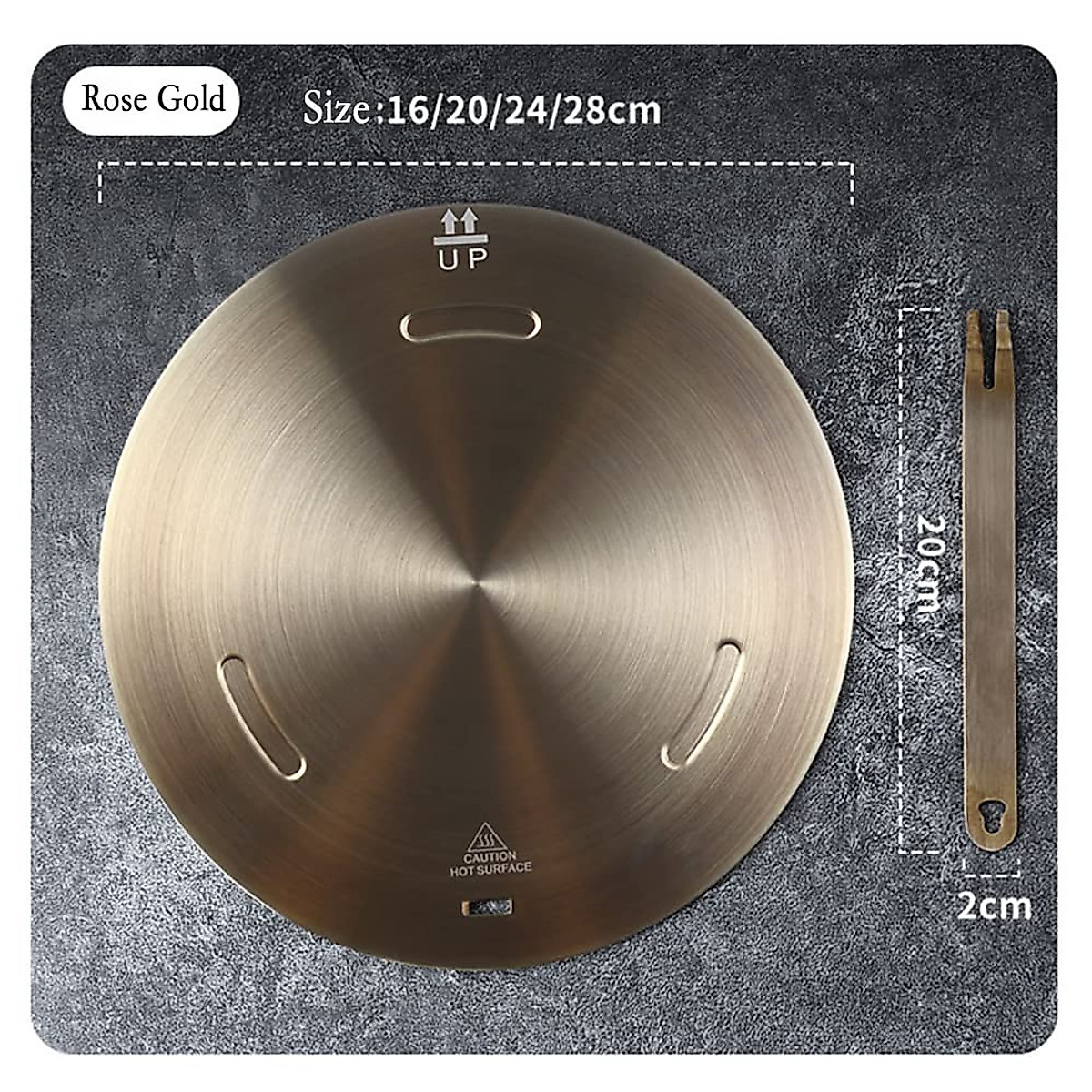 Heat Diffuser Plate for Gas Electronic Stove, Softifund Cooking Induction Adapter Simmer Plate with Remove Handle for Milk Coffee Cookware 9.45inch, Defrosting Tray for Frozen Meat