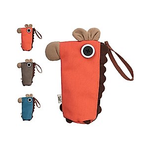 Mr. Pen- Standing Pencil Case, Animal Pencil Pouch, Red Donkey, Kids Pencil Case for Kids, Stand Up Pencil Case, Cute Pencil Pouch for Girls and Boys, Pen Case, Pen Pouch, School Pencil Case Pouch
