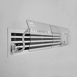 WITFORMS/Grille - Adjustable AC air Deflector Suitable for Central air conditioner's register and grille. Enhance Cooling and Heating Circulation - Length (60 to 110 cm)