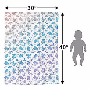 Harry Potter Lightweight Baby Blanket, 30"X40", Cutesy Icons Unisex for Infants Girls & Boys