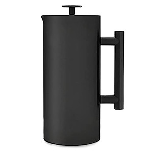 ESPRO - P6 French Press - Double Walled Stainless Steel Insulated Coffee and Tea Maker, Keep Drinks Hot for Hours, Ideal for Travel and Camping (Matte Black, 32 Ounce)