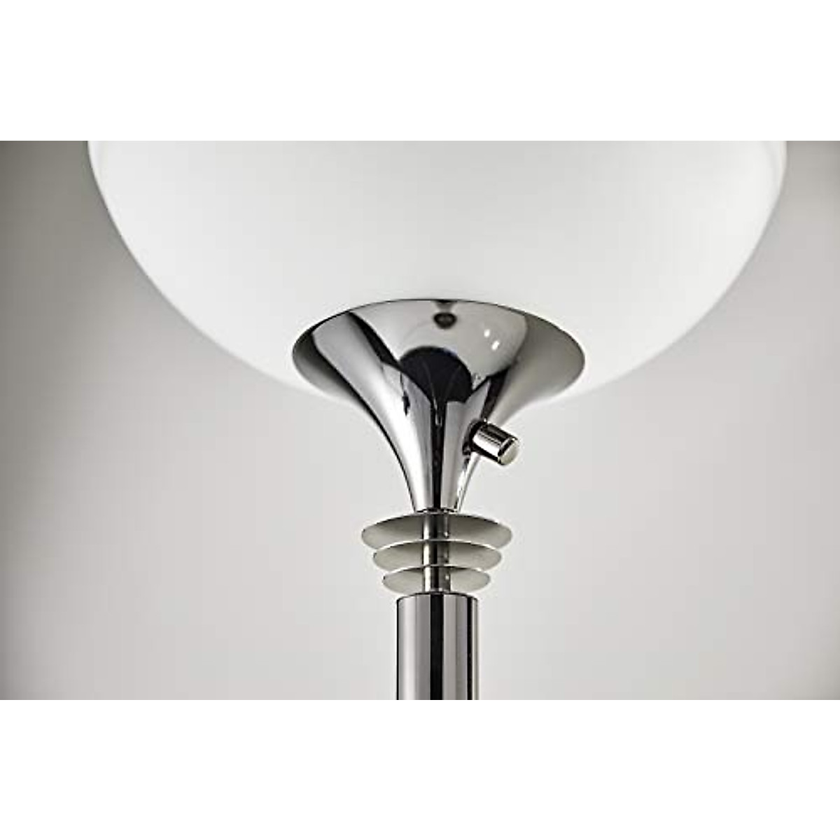 Adesso Home 5120-01 Transitional Two Light Floor Lamp from Metropolis Collection Finish, Black Nickel