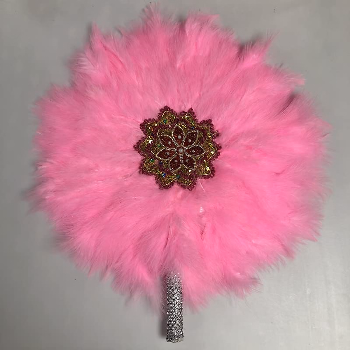 African Custom Wedding Feather Fans Dance Fan DIY Handmade Hand Held Photo Props Luxury Wedding Gifts Fans Party Favors