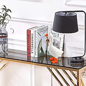 Jareo Magnetic Goose Statue Cute Key Holder 1 Pack Home Decoration Hanging Rack Table Desk Sculpture Funny Bedroom Decor Housewarming Gift