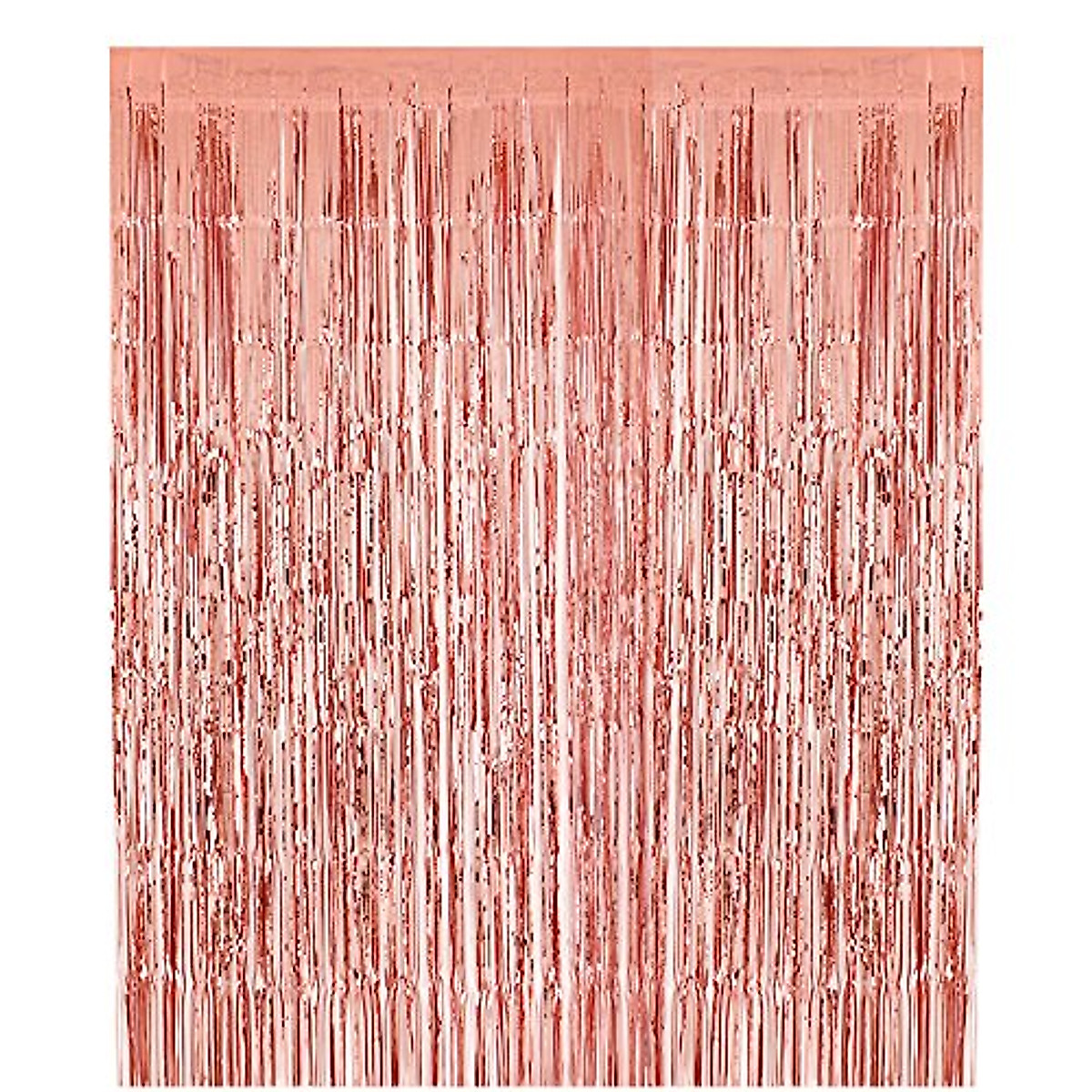 Rose Gold 25 Birthday Party Decorations Supplies, Champagne Balloon, Pink Happy Birthday Banner, 25 Balloons,Rose Gold Foil Fringe Curtains,Confetti Balloons for 25th Birthday Decorations for Her (25)