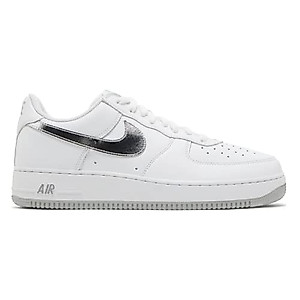 Nike Air Force 1 Mens Low Retro White Silver Sz14