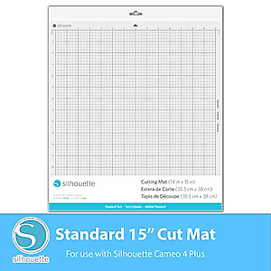 Silhouette Cameo 4 Plus Bundle with 2 Autoblades, 3 Different Cutting mats, CC Vinyl Tool Kit, 100 Designs, and Access to Ebooks, Classes and More