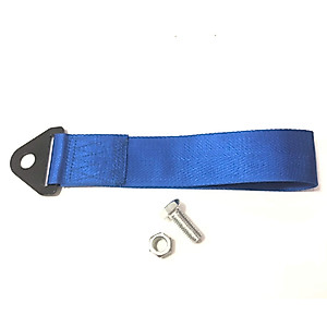 JDM Mugen Power Blue Racing Drift Rally Car Tow Towing Strap Belt Hook Universal x1