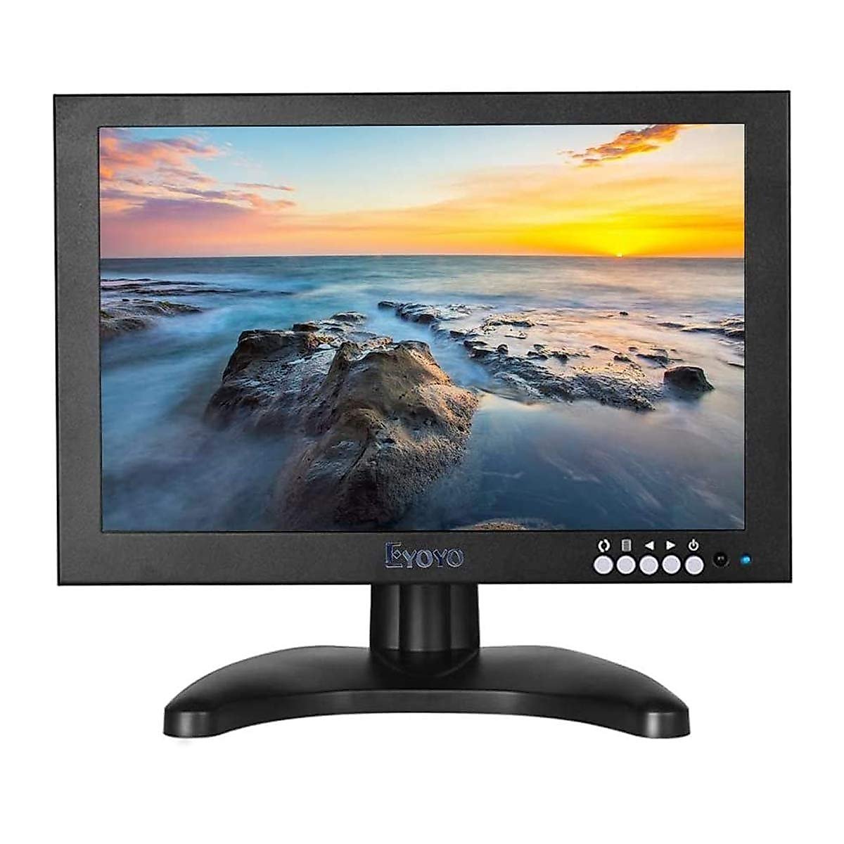 Eyoyo 10 Inch IPS Hdmi Monitor TFT LCD Display 1280x800 Resolution Portable Small HD Monitor with HDMI BNC VGA AV USB Input and Built-in Speaker for Video Display Screen DVD PC Laptop