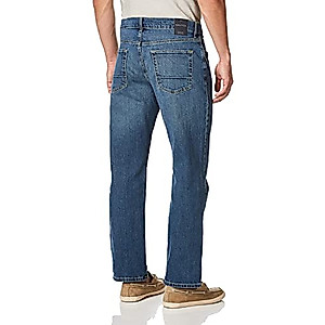 Nautica mens 5 Pocket Relaxed Fit Stretch Jeans, Gulf Stream Wash, 36W x 34L US