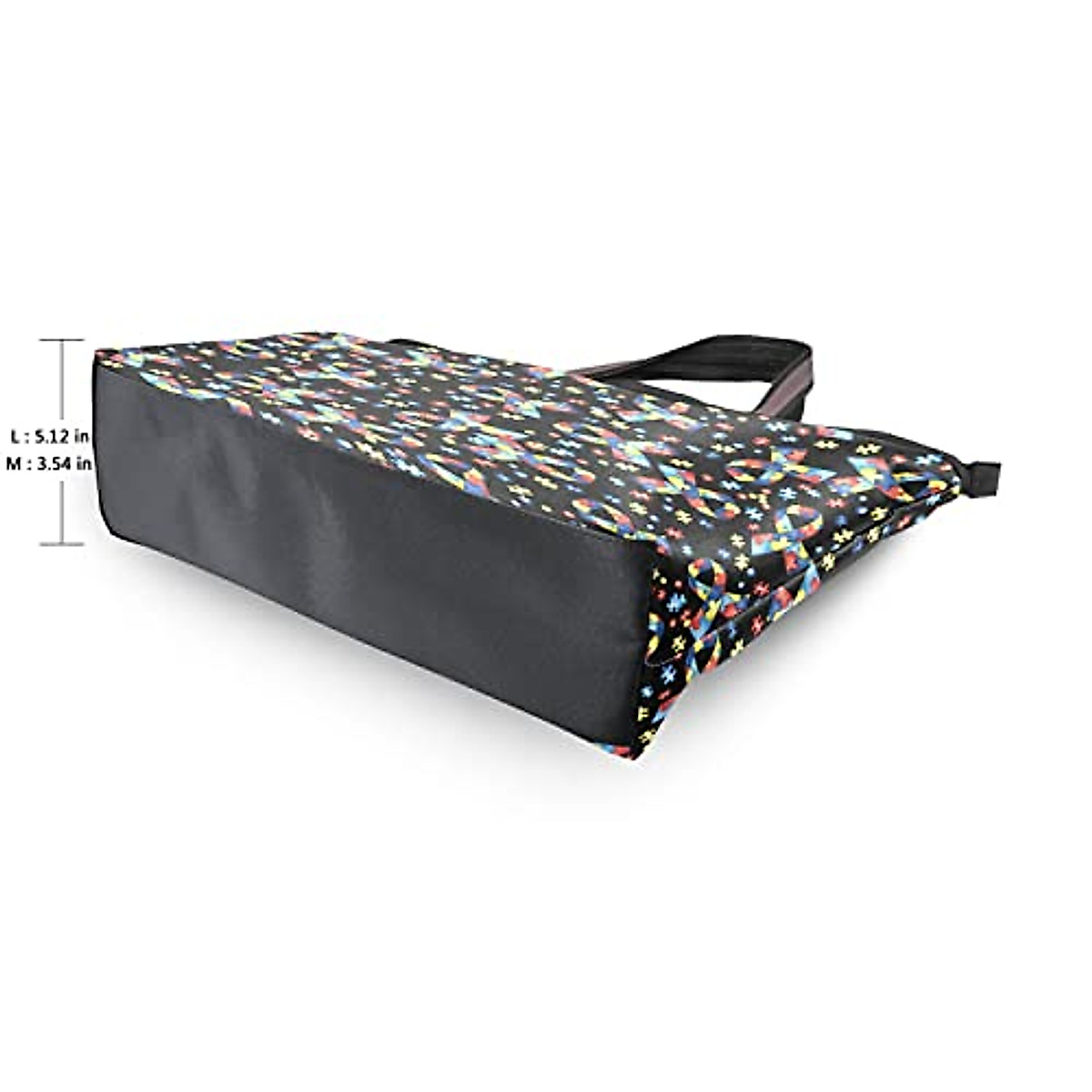 HJJKLLP Women Large Tote Top Handle Shoulder Bags Autism Awareness Breast Cancer Ladies Handbag