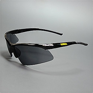 Dewalt DPG51-2C Radius Smoke 10 Base Curve Lens Protective Safety Glasses,Blacks