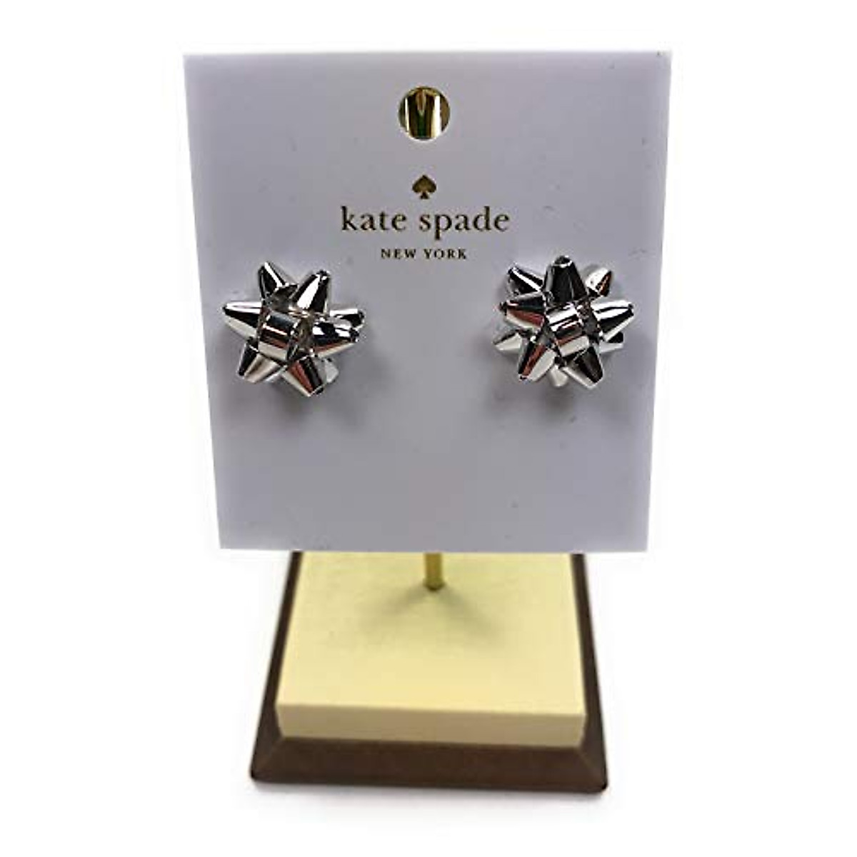 Kate Spade New York Bourgeois Bow Stud Earrings Silver O0RU1069