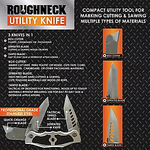 Roughneck Utility Knife - Impulse Retail Ready Display of 6 Each