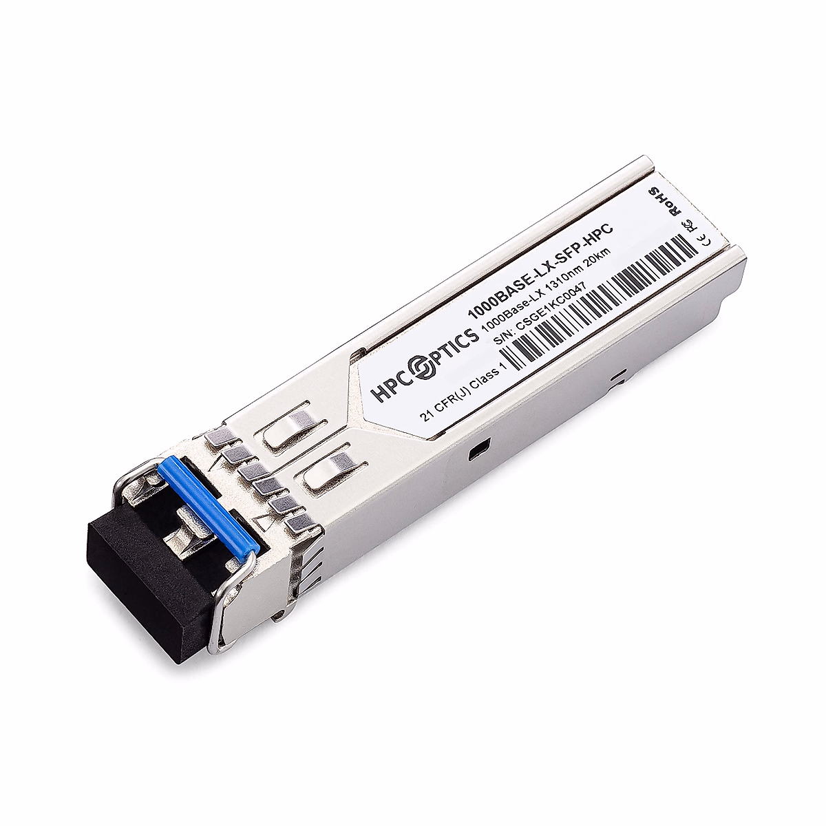 HPC Optics Compatible with Fortinet FN-TRAN-LX 1000BASE-LX SFP Transceiver | 1G LX SM 1310nm FN-TRAN-LX-HPC