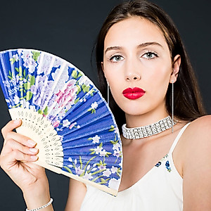 Hicarer 3 Sets Rhinestone Jewelry Set for Women Including Rhinestone Choker Necklace Rhinestone Bracelet Bangle and Earrings for Girl halloween christmas wedding birthday party accessories (Silver)