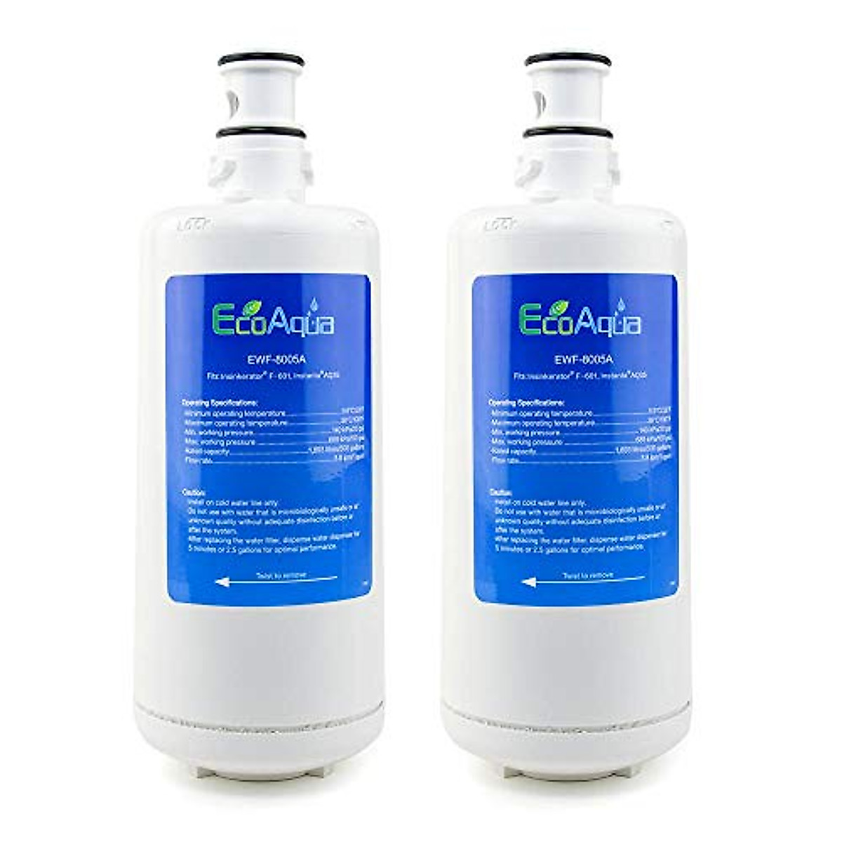 EcoAqua Replacement F-601R Filter Compatible With Insinkerator® 2-Pack