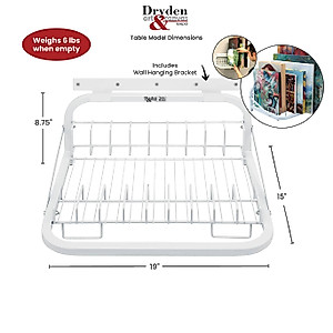 Dryden Art and Canvas Keeper - Small Table Model with Wall Mount for Storage, Organization and Transport of Canvases, Frames, and Panels - Small - 15x19x8.75"