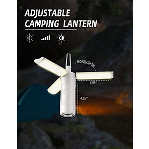 YACOM Rechargeable Camping Flashlight,Illuminate Your Adventures with 3 Lighting Modes,Camping Lantern,Camping Essentials,Portable Lantern for Camping,Emergency, Hiking,Tent,Power Outages