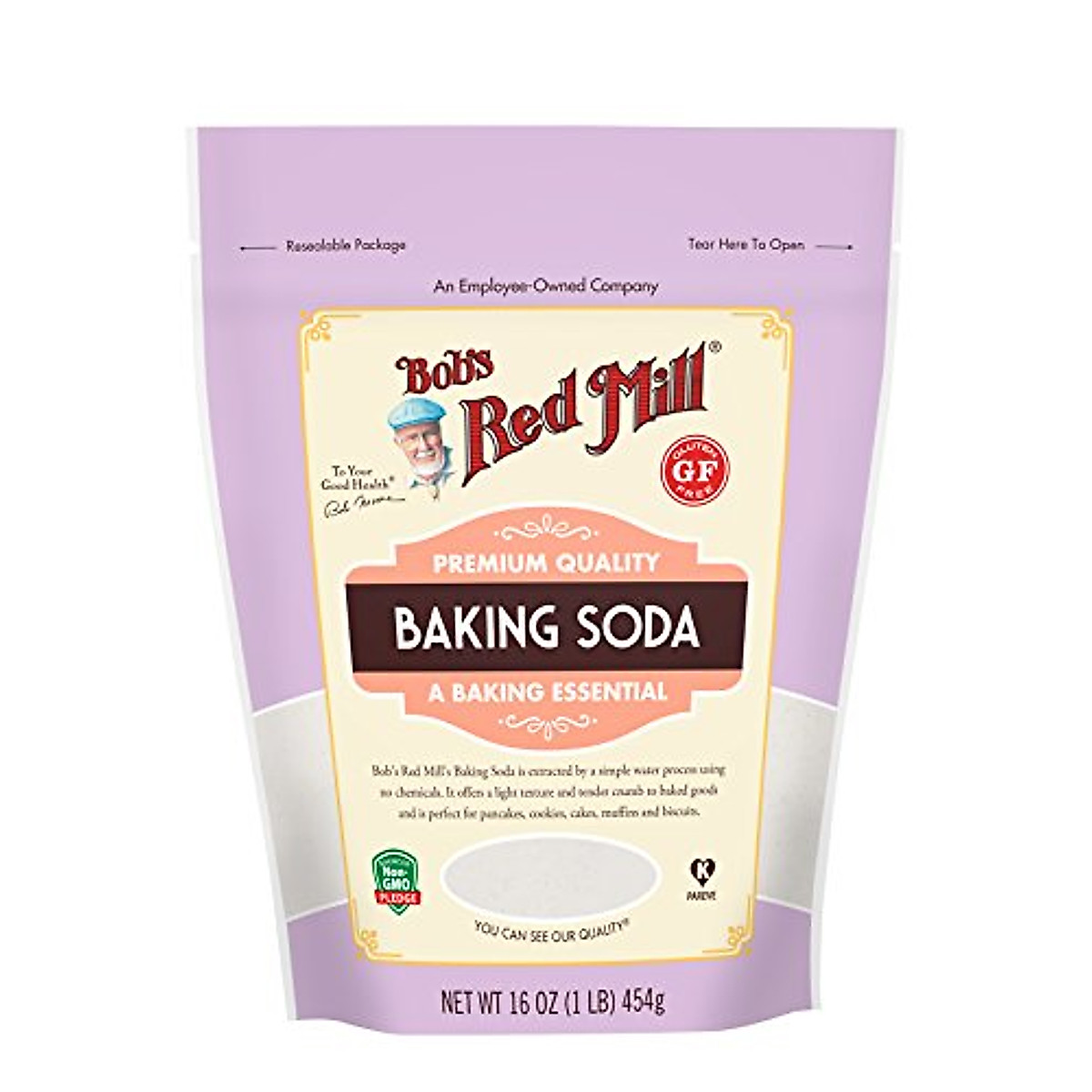 Bob's Red Mill Baking Soda, 16 Ounce (Pack of 4)