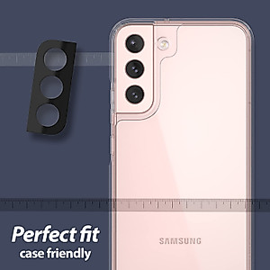 [Dome Camera EZ] Galaxy S22 Camera Protector by Whitestone [One Touch EZ Installation] - Two Pack