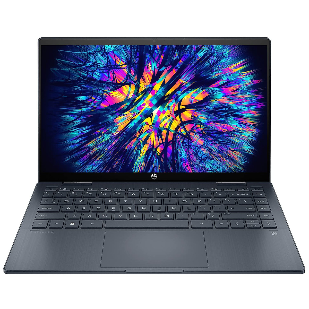 HP Pavilion x360 2-in-1 Laptop, 14" FHD Touch Screen, 12th Gen Intel i3-1215U, 8GB RAM, 1TB SSD, HDMI, Micro SD Card Reader, Wi-Fi, Windows 11 Home, Space Blue