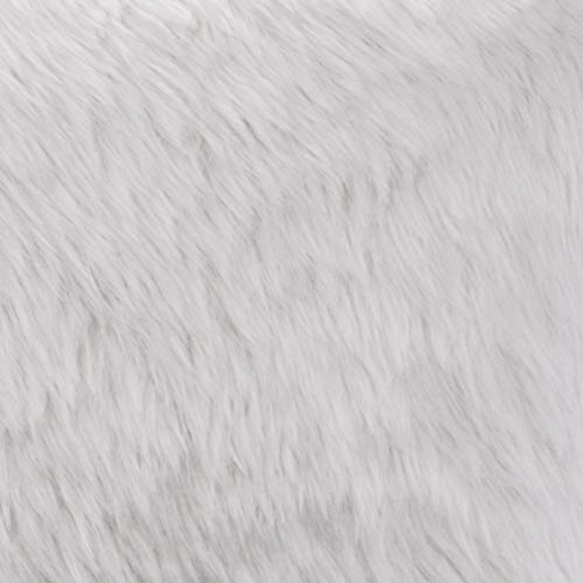 SARO LIFESTYLE Juneau Collection Faux Fur Down Filled Pillow, 20", White