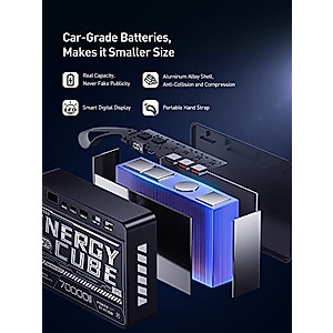 MOVE SPEED 70000mAh Power Bank High Capacity, 22.5W Max PD 3.0 Fast Charging, Large Power Bank,4 Outputs 2 Inputs,LED Display,USB-C Battery Packs for iPhone, Samsung, Outdoors Camping, Cyberpunk Style