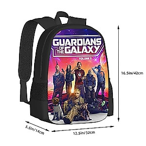 ROOZEE Cartoon Backpack Lightweight Large Capacity Laptop Backpack Travel Backpacks For Unisex 17in