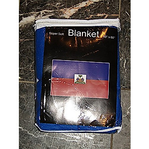 AES Haiti Hatian 50x60 Polar Fleece Blanket Throw