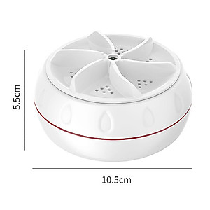 DOITOOL Mini Washing Machine Portable USB Washer Travel Clothes Washer Rechargeable Washing Machine for Business Trip College Rooms (30w)