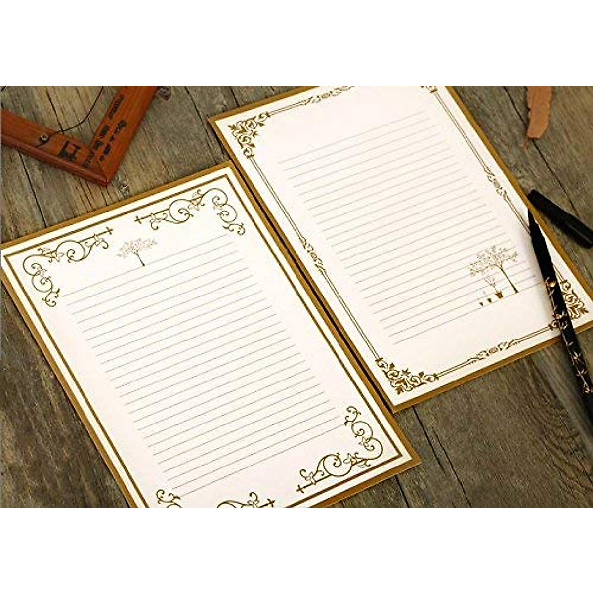 IMagicoo 64 Vintage Retro Cute Design Writing Stationery Paper Letter Set (White)