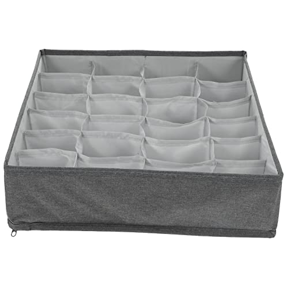 Cabilock 3pcs Fabric Sock Box Dresser Divider Hanging Drawers for Closet Clothing Storage Box Panty Organizers Clothing Organizer Sock Organizer Drawer Organizer for Clothing Sock Divider