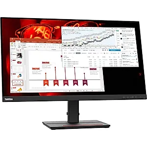 Lenovo ThinkVision S27e-20 27" Full HD LED LCD Monitor - 16:9 - Raven Black
