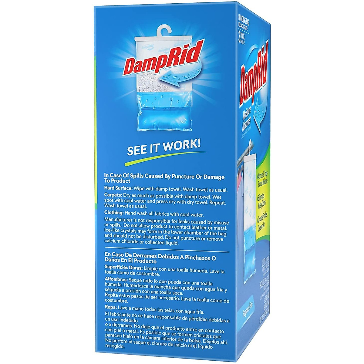 DampRid 42 oz. Fragrance Free Hanging Bag (3-Pack)