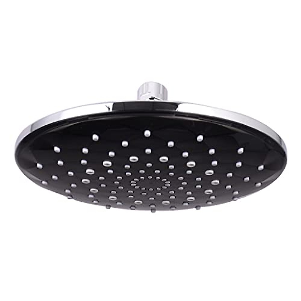 ZLXDP Shower Head Black Waterfall Bath Ceiling Top High Pressure Micro Bubble Hydromassage for Bathroom Accessory
