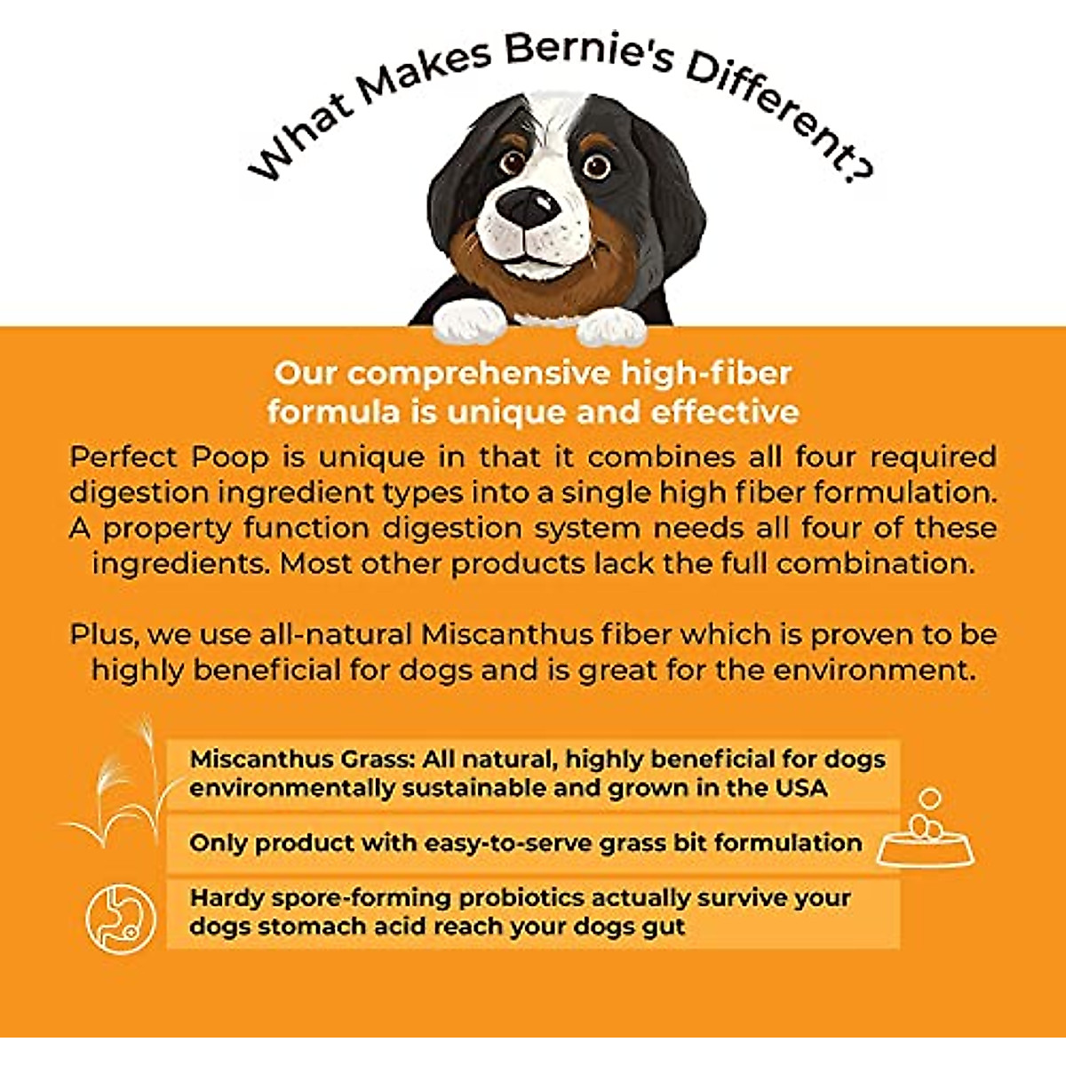 Perfect Poop Digestion & General Health Supplement for Dogs: Fiber, Prebiotics, Probiotics & Enzymes Relieve Digestive Conditions, Optimize Stool, and Improve Health (Cheddar Cheese, 12.8 oz)