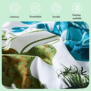 Kaleido Space KALEIDOSPACE Gilrs Boys Bedding Sets Twin, 5 Piece Glow in The Dark Dinosaur Bed in A Bag-1 Comforter,1 Pillow Sham, 1 Pillowcase, 1 Flat Sheet, 1 Fitted Sheet