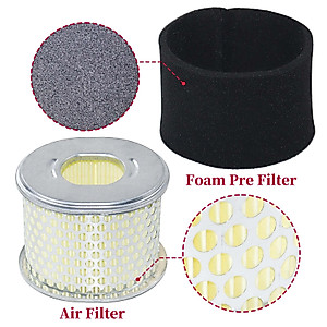 NIDAIFEI 4 Pack GX270 GX240 Air Cleaner Element Replaces Honda 17210-ZE2-822, 17210-ZE2-505, 17210-ZE2-515 for Honda GX240, GX240K1, GX240R1, GX240RT1, GX240U1, GX240UT1, GX270 Engines