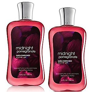 2 X Midnight Pomegranate Shea Enriched Shower Gel 10 Fl Oz (Set of Two)