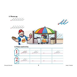 Writing With Phonics K5 Cursive - Abeka 5 Year Old Kindergarten Cursive Phonics Penmanship Student Work Book