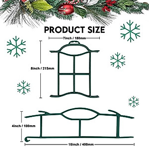 EDSRDUS Set of 6 Light & Cord Wind Up Christmas Light Storage, Strong & Hangable, for Organizing Christmas Lights & Electric Cords, Each Holds Up to 164 ft (2Red 2Green Grey Blue, 4inch x 16inch)