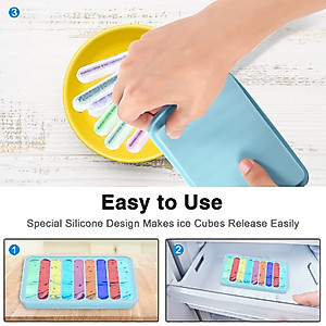 Sursip 32oz Motivational Glass Water Bottle with Time Marker, Silicone Sleeve, and Bamboo Lid - 1 Liter Reusable Drinking Bottle with Ice Cube Tray, Leak-Proof Design